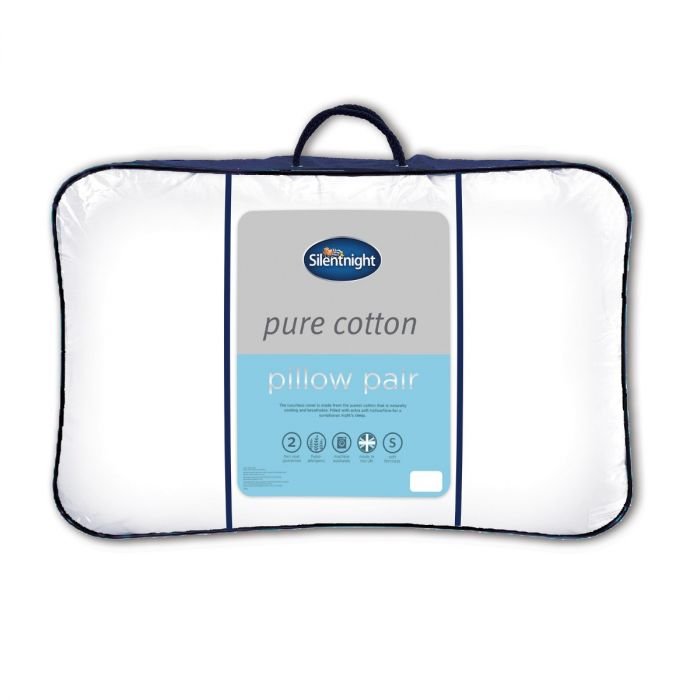 Silentnight Pure Cotton Pillow 2 Pack - Balham Beds