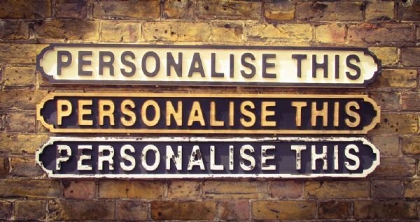 Personalised Location Sign - Balham Beds